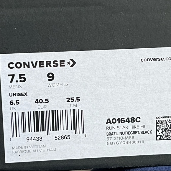 Converse | Shoes | Converse Run Star Hike Platform Suede Leather High ...